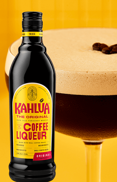 Espresso Martini med kaffelikören Kahlúa